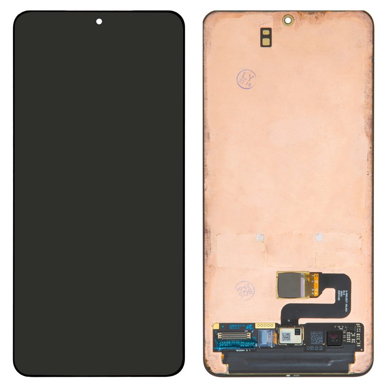 LCD compatible with Samsung G991 Galaxy S21 5G, (black, without frame ...