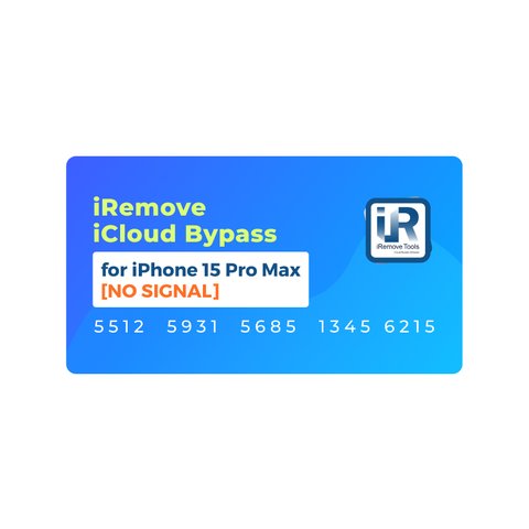 iRemove iCloud Bypass for iPhone 15 Pro Max [NO SIGNAL] - GsmServer